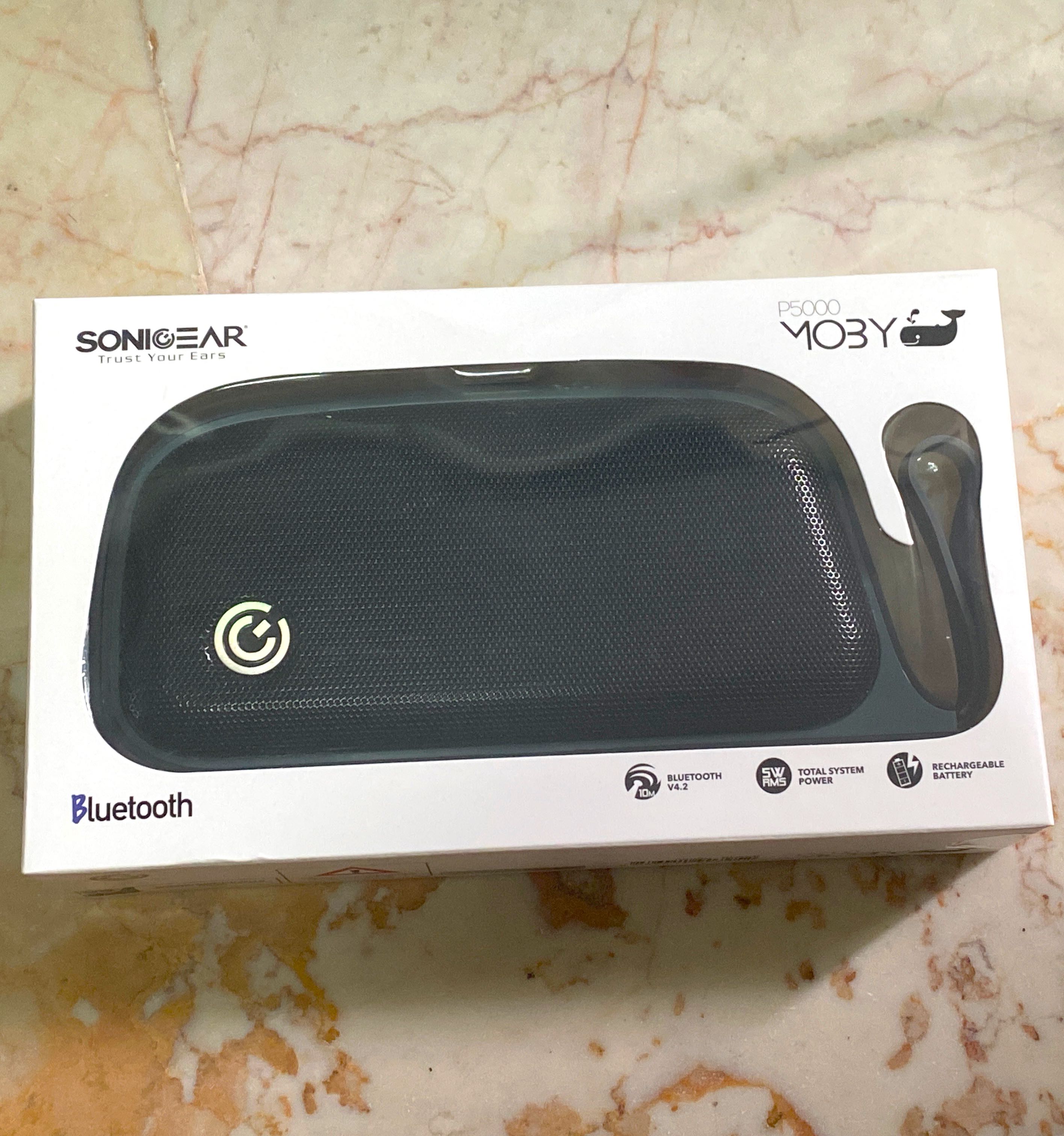 Brand New SonicGear P5000 Moby Bluetooth Speaker, Audio, Soundbars ...