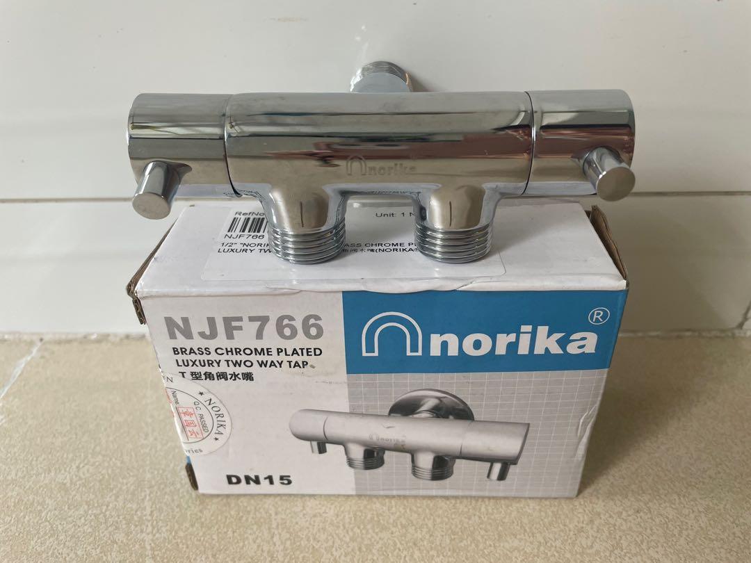 Brass Chrome 2way tap - Norika, Furniture & Home Living, Bathroom ...