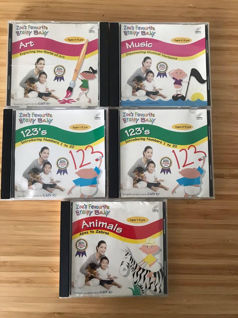 Children Educational CD & DVD - Brainy Baby, Wink/Sing To Learn, Baby Einstein, Lightning ...