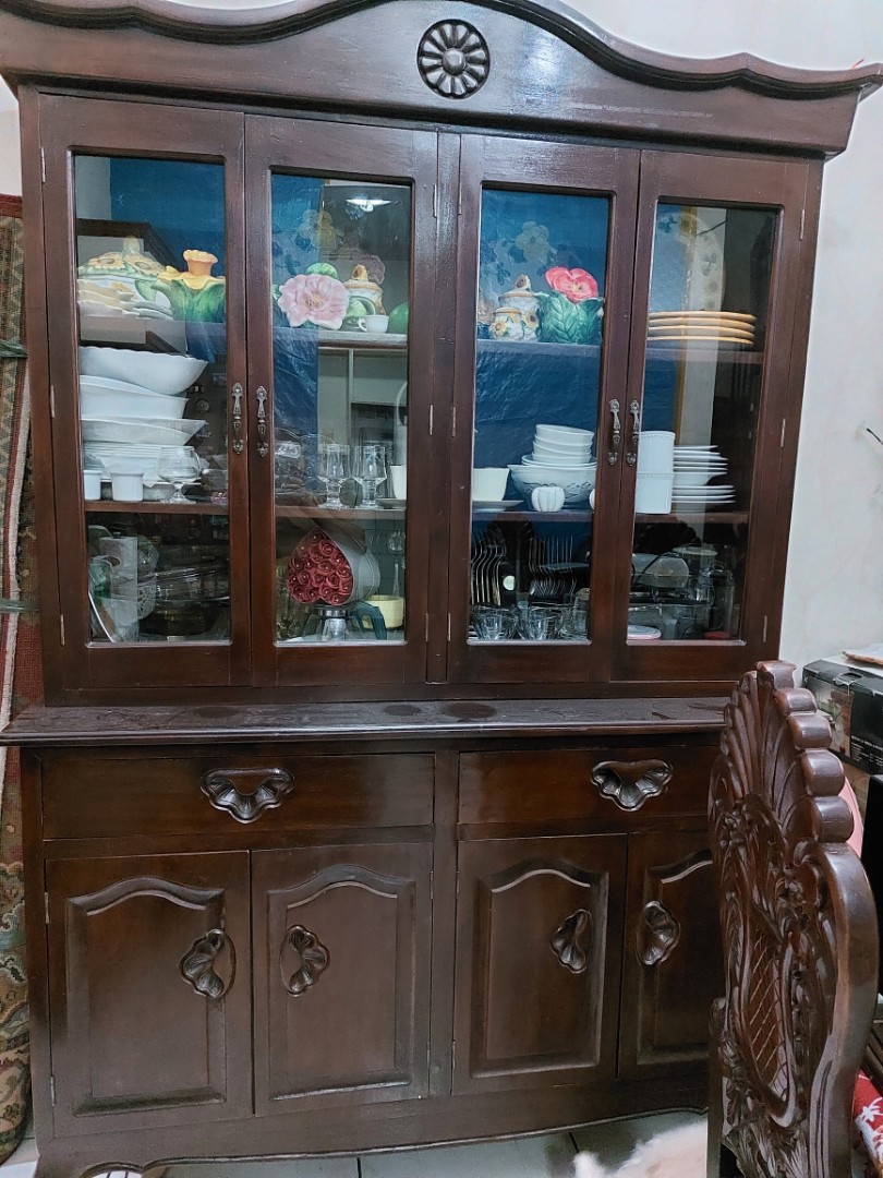 China cabinet,dining set,display cabinet, Furniture & Home Living ...