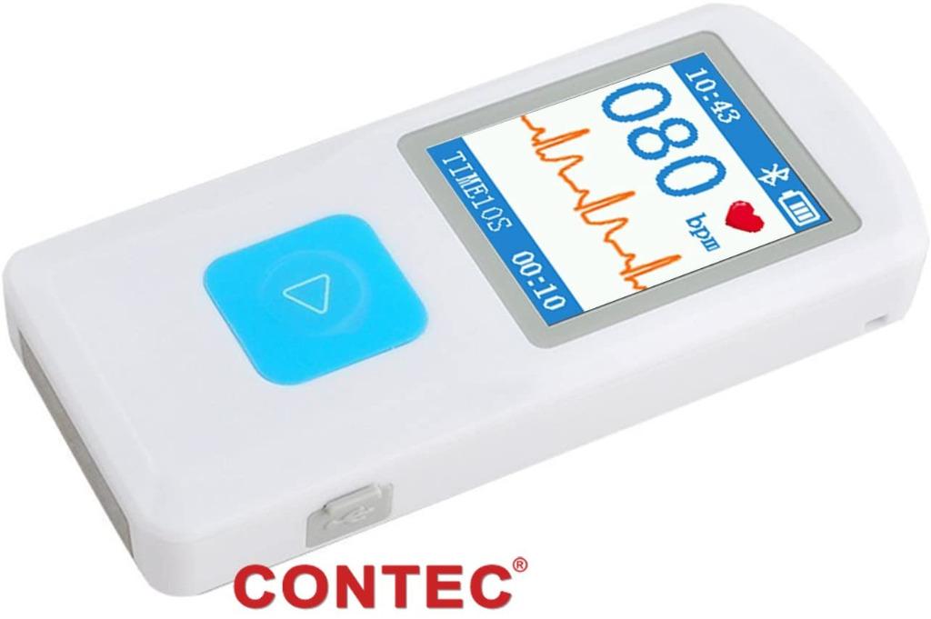 CONTEC Portable ECG/EKG Monitor PC Software Electrocardiogram Bluetooth ...
