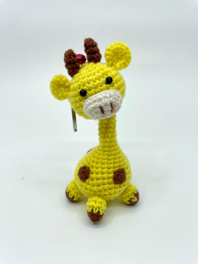 Crochet Giraffe Key Ring, Hobbies & Toys, Stationery & Craft, Handmade ...