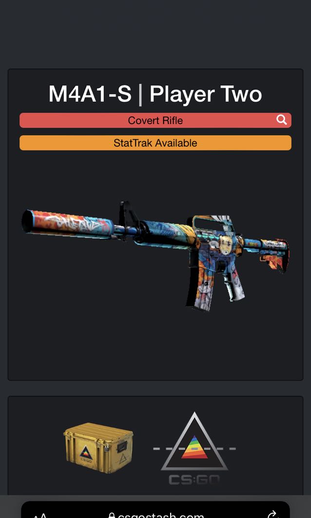 CSGO M4A1 PLAYER TWO FT COVERT, Video Gaming, Video Games, Others on ...