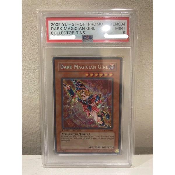 CT2-EN004 Dark Magician Girl Collector Tin Promo 2005 PSA 9 Yugioh Yu ...