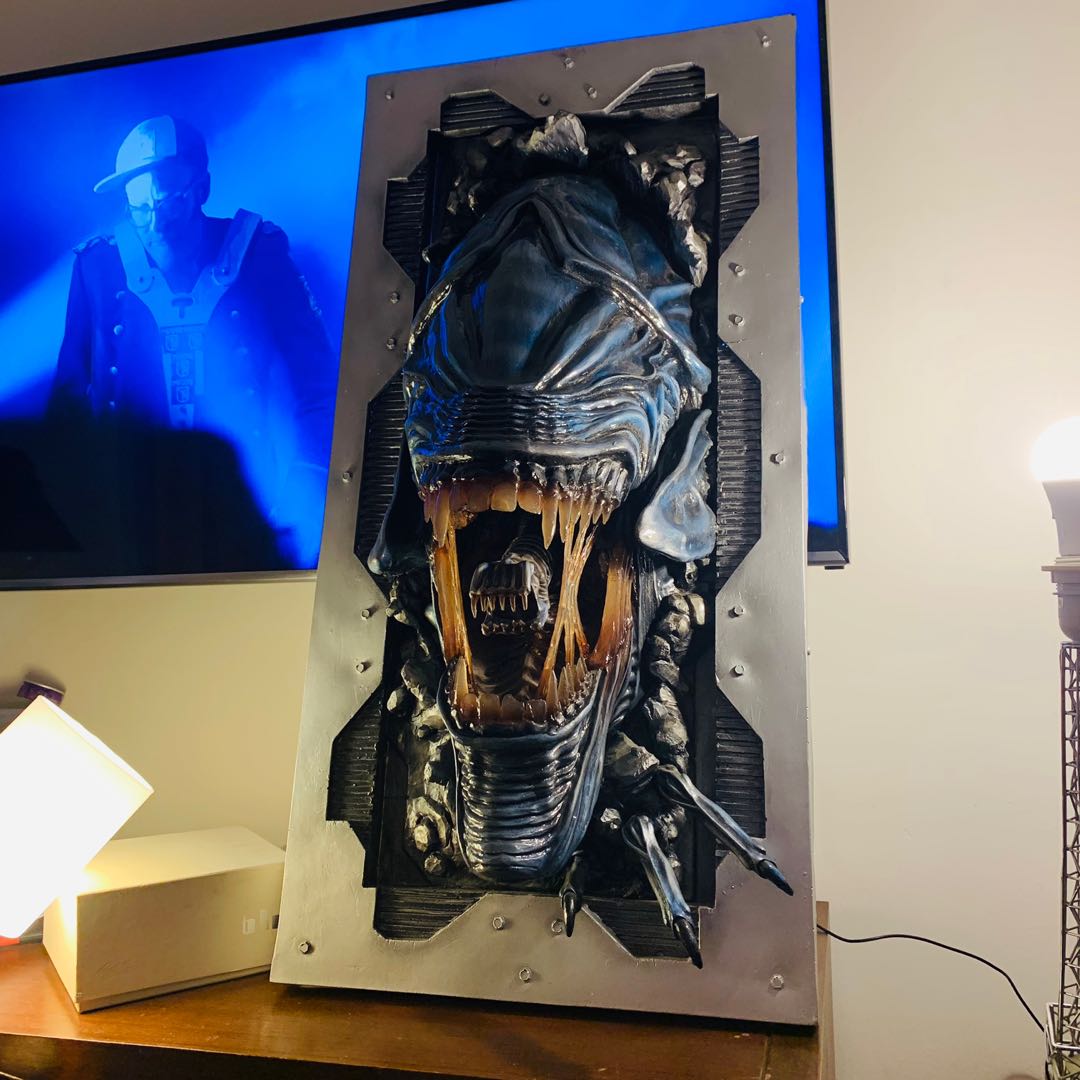 Custom Alien replica wall art (ONE OF A KIND), Furniture & Home Living ...