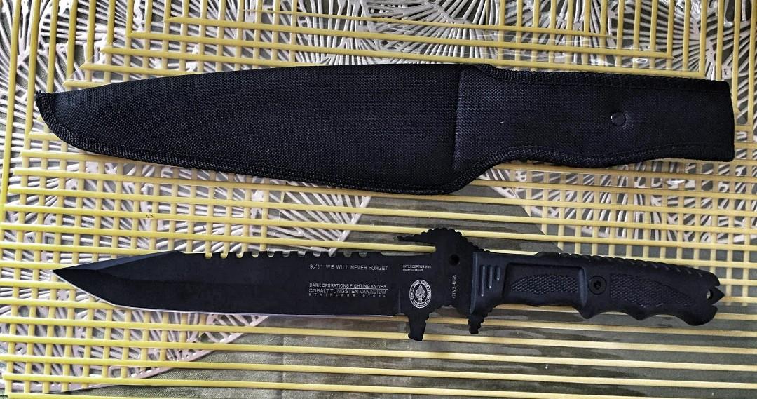 Dark Operations Interceptor Knife, Sports Equipment, Hiking & Camping ...