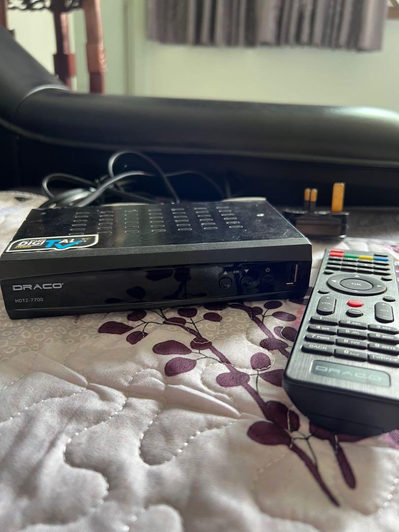 Digital TV box - Draco (rarely used), TV & Home Appliances, TV ...