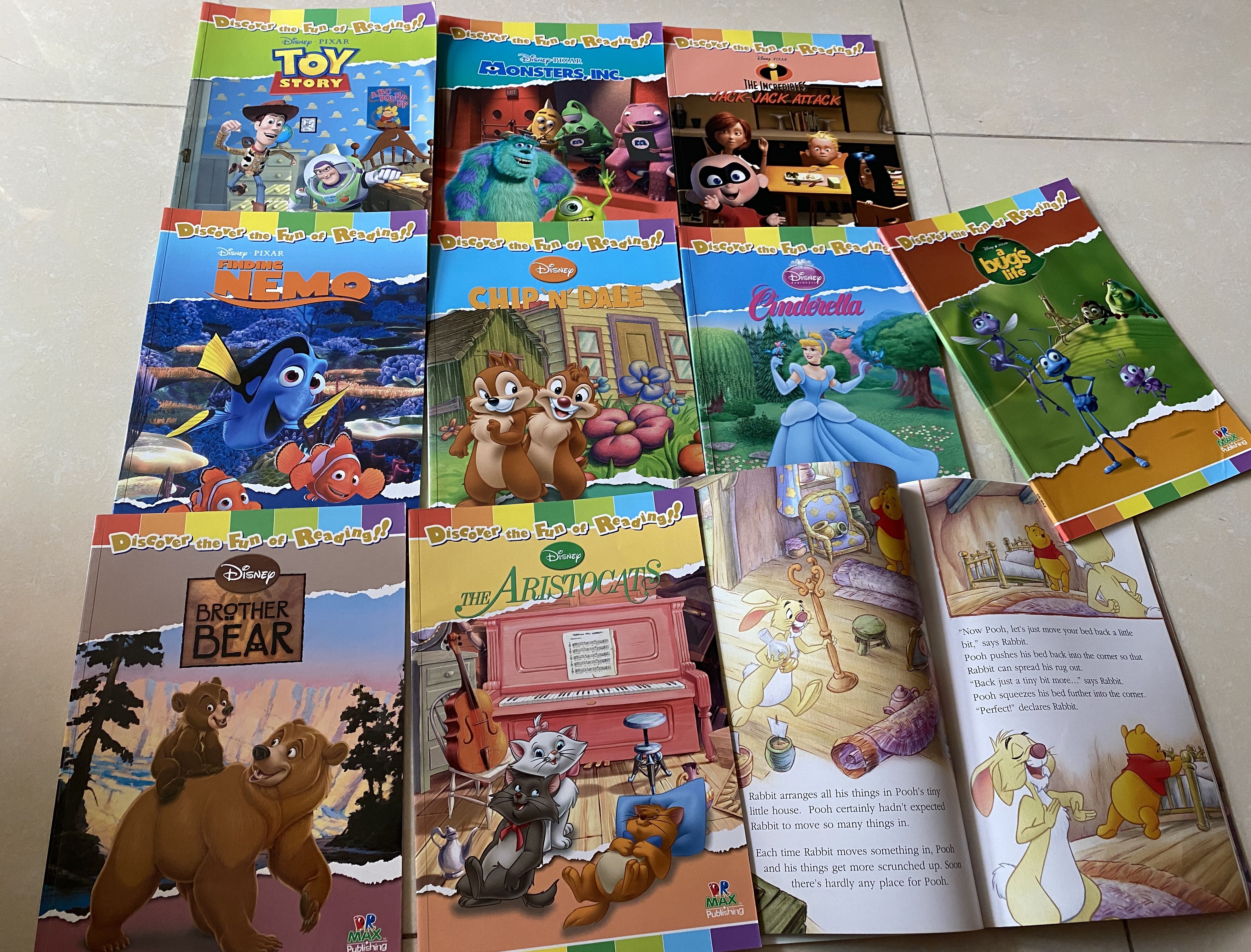 DR MAX Disney English book, 興趣及遊戲, 書本 & 文具, 小說 & 故事書 - Carousell