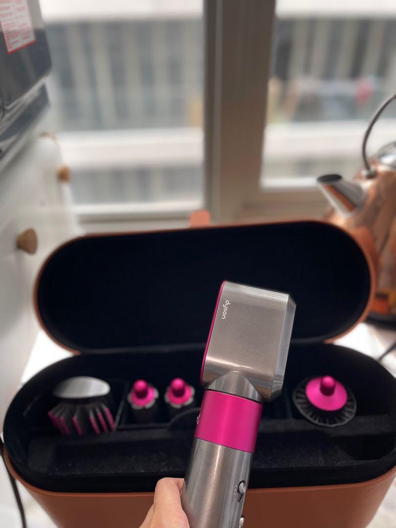 Dyson Airwrap Styler with Leather Presentation Case, Beauty & Personal ...