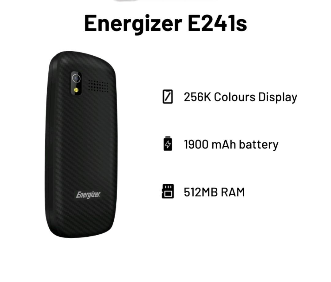Energizer E241s (4G & VoLTE) Mobile Phone, Mobile Phones & Gadgets ...