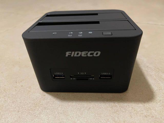 fideco dual bay hdd docking station USB3.0, Computers & Tech, Parts & Accessories, Hard Disks ...