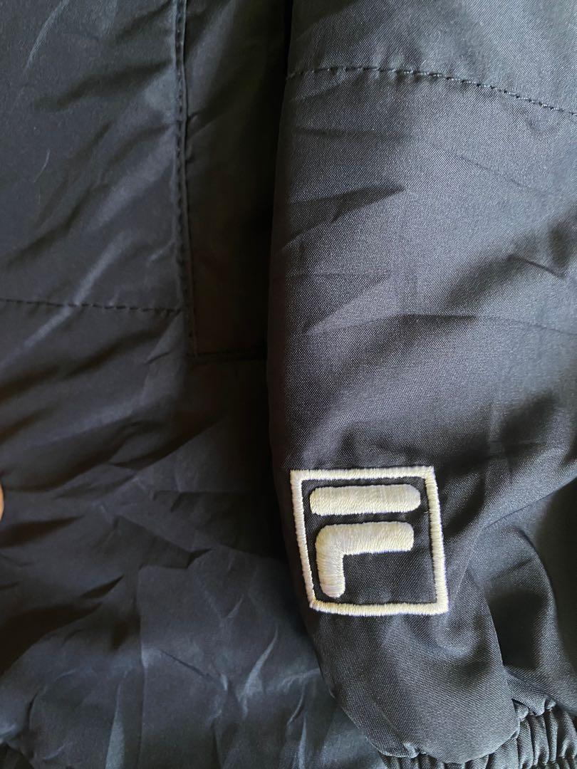 fila heavy HQ puffer jacket (navy blue), Men's Fashion, Coats, Jackets ...