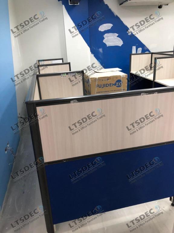 freestanding modular type office partitions, Furniture & Home Living ...