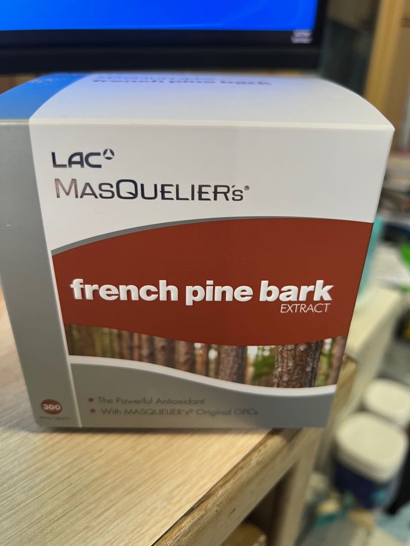 French Pine bark tablets 300 of 100mg each expiry date April 2025 ...