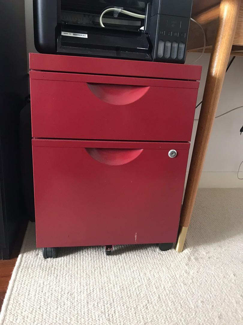 Full body oak wood desk set, Furniture & Home Living, Furniture, Tables ...