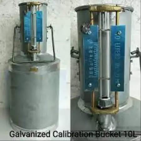 GALVANIZED FUEL CALIBRATION BUCKET BUCKETS GAS GASOLINE DIESEL ...