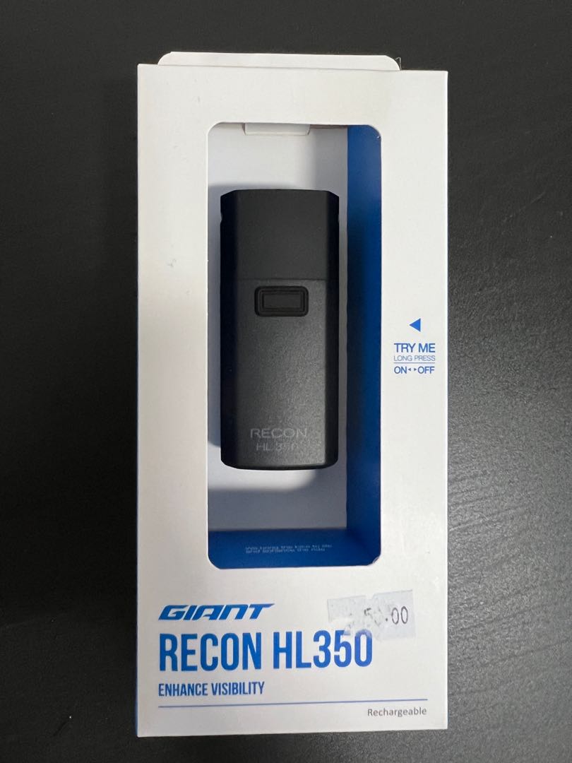 Giant Recon HL350 headlight, Sports Equipment, Bicycles & Parts, Parts ...