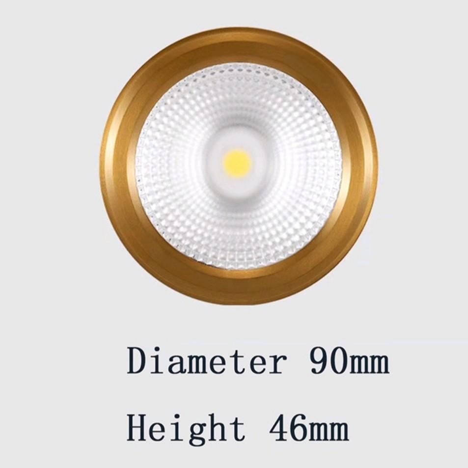 Gold Downlight LED Tricolor or Pin light, Furniture & Home Living ...