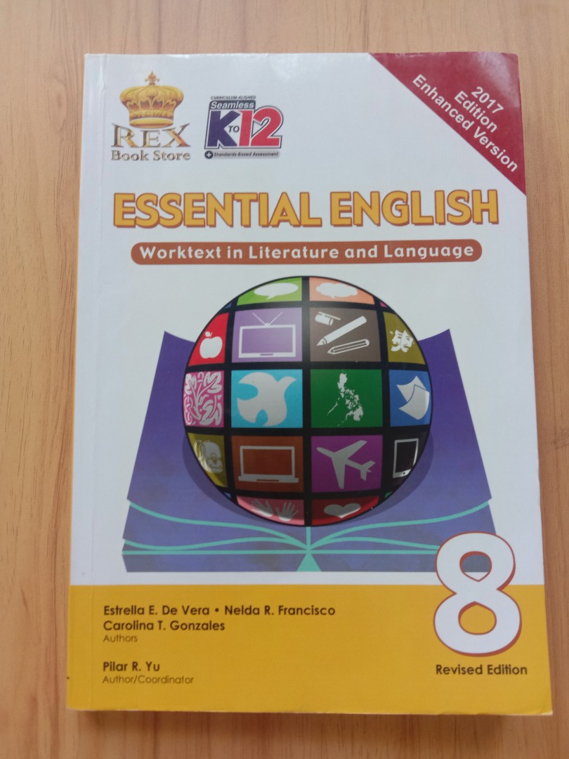 Grade 8 book - Essential English (Worktext in Literature and Language ...
