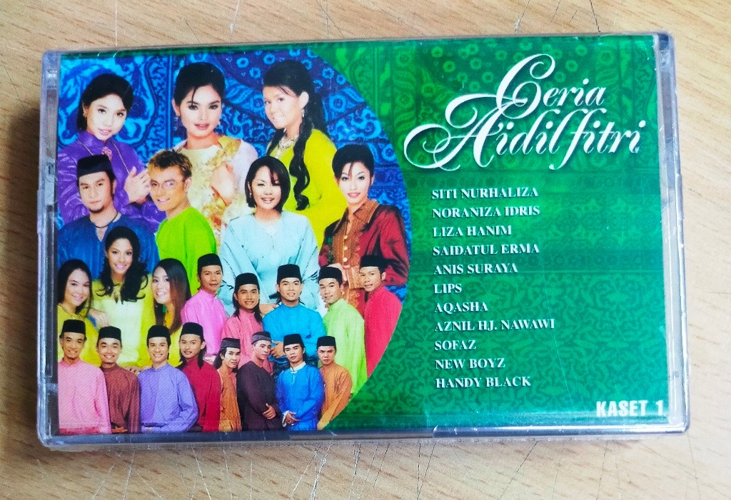 Hari Raya Album - Ceria Aidilfitri 1 Kaset Tape Cassette Siti Nurhaliza Niraniza Idris Liza ...