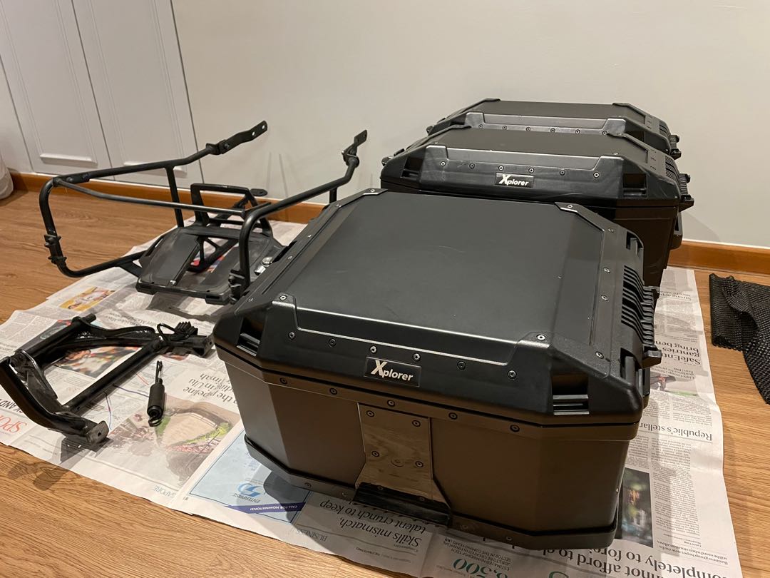 Hepco Becker Aluminium Boxes, Motorcycles, Motorcycle Accessories on ...