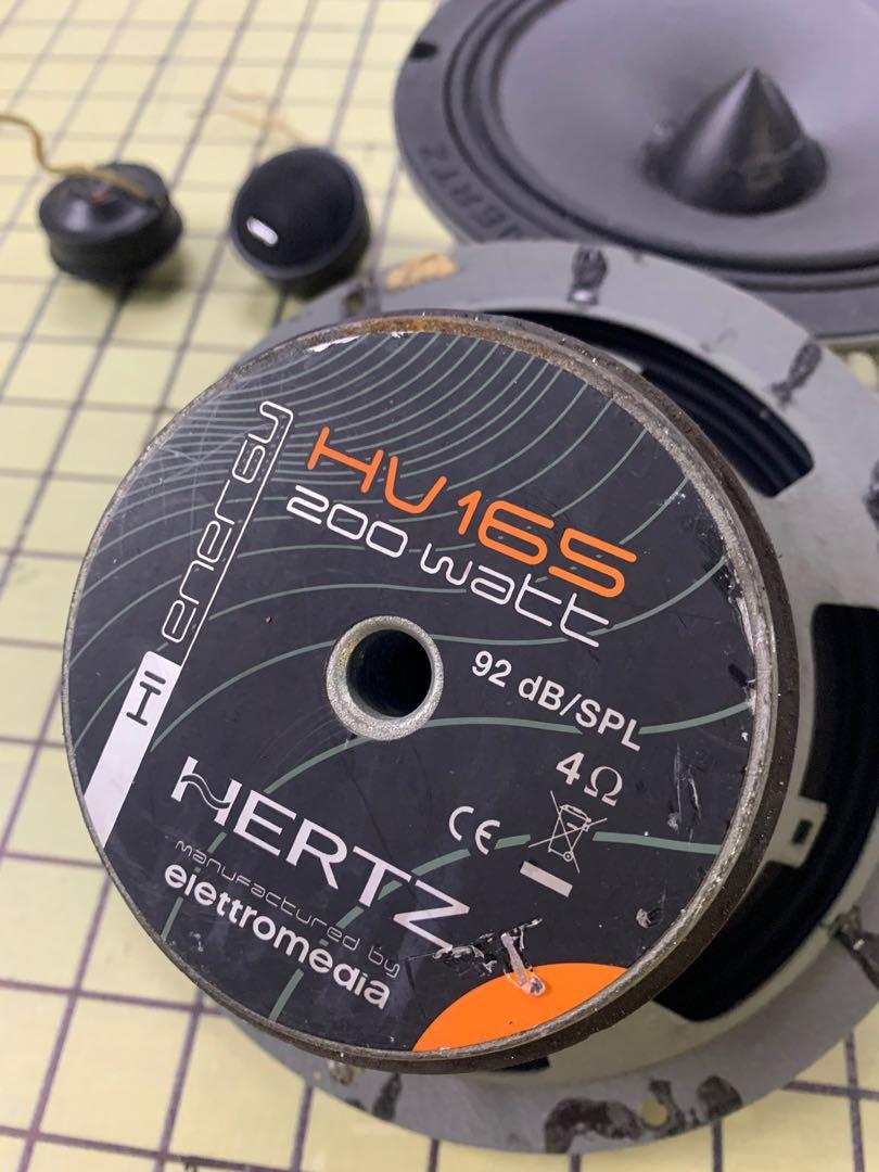Hertz HV165 Two way component Speaker, Audio, Other Audio Equipment on ...