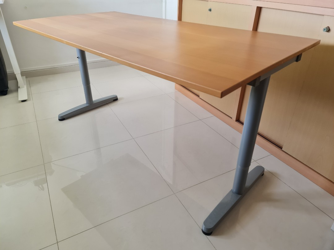 Ikea Galant Desk 160cm x 80cm, Furniture & Home Living, Furniture ...