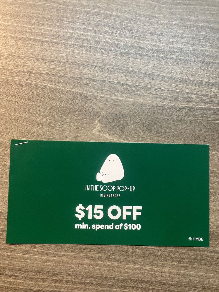 in the soop pop up line friends vouchers, Tickets & Vouchers, Vouchers ...