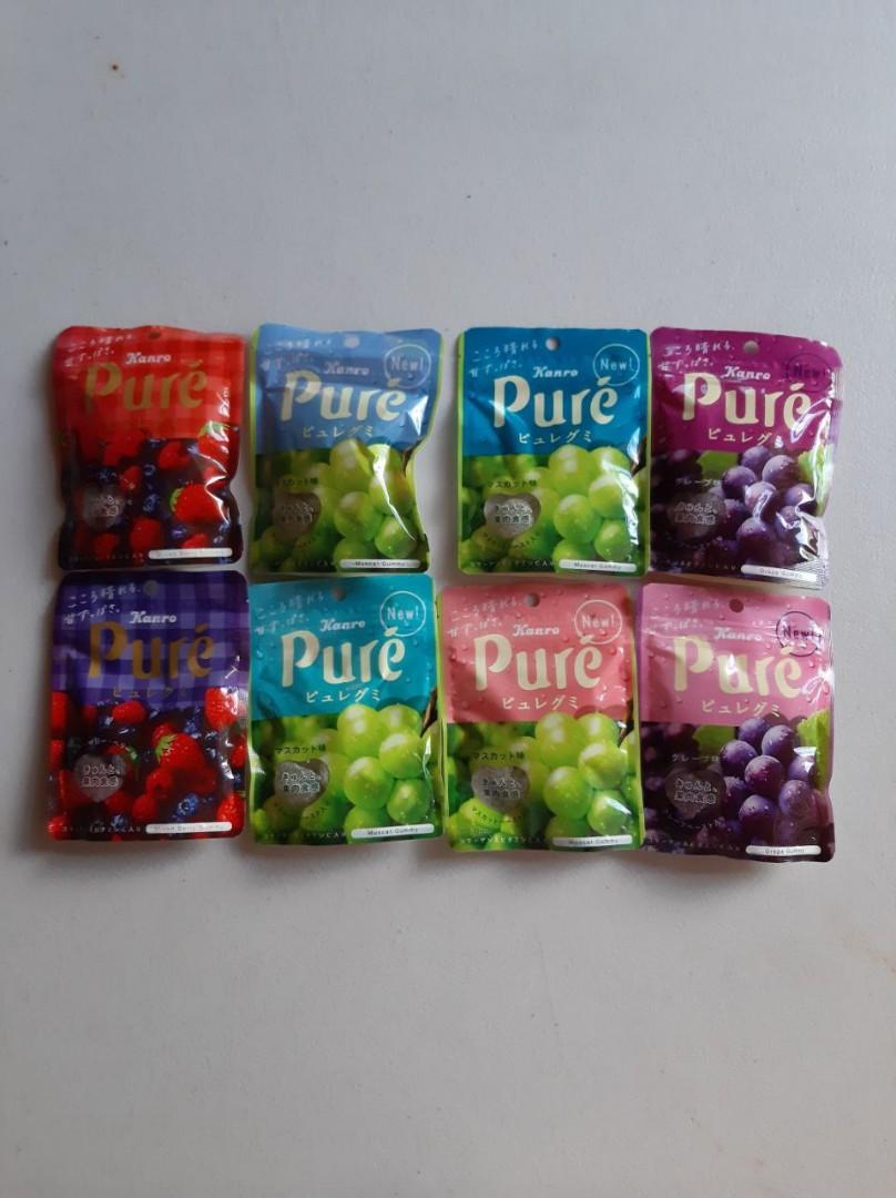 Japan Kanro Pure Gummy Pack, Food & Drinks, Other Food & Drinks on Carousell