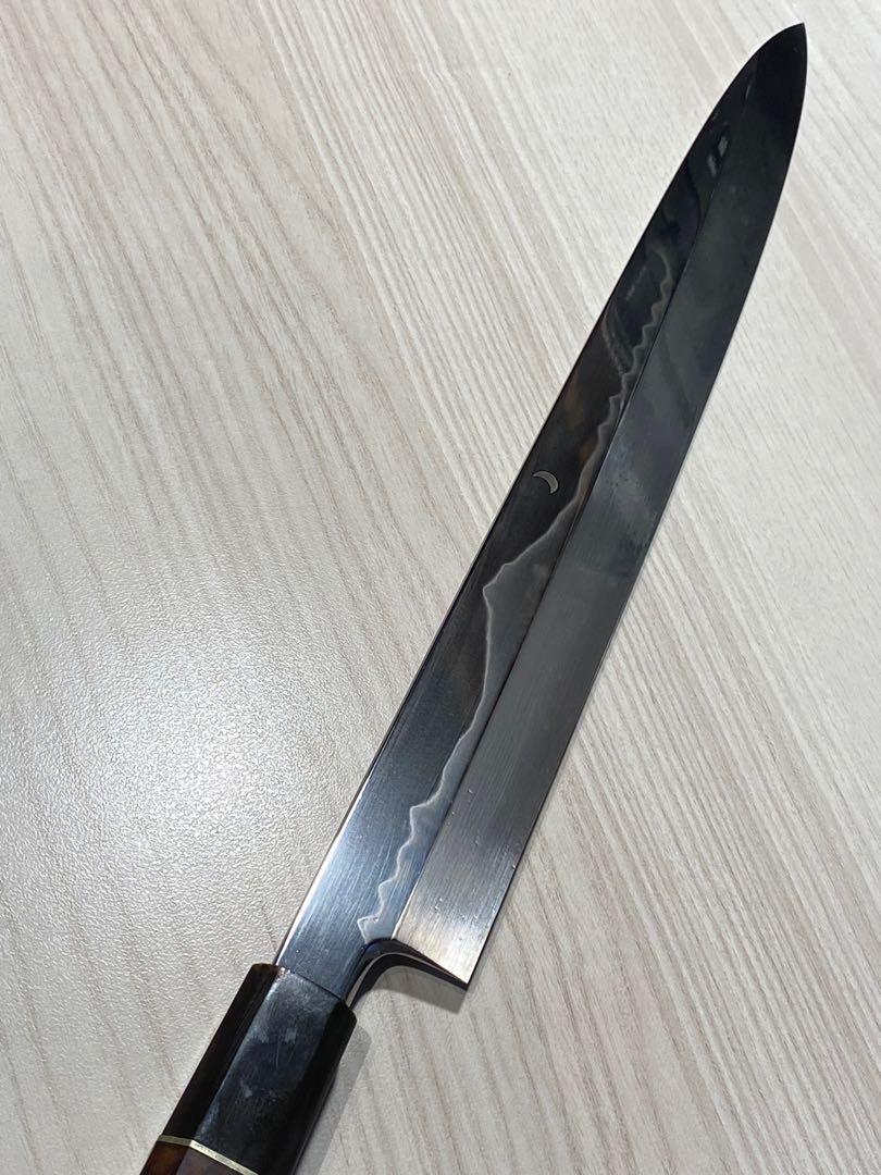 Japanese Knife: Genkai Masakuni White 1 Mizuyaki Crescent Moon Fujiyama ...