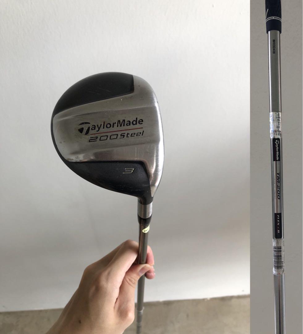 JDM Taylormade 200 Steel 3 Wood [With TM-200 Regular Flex Graphite ...