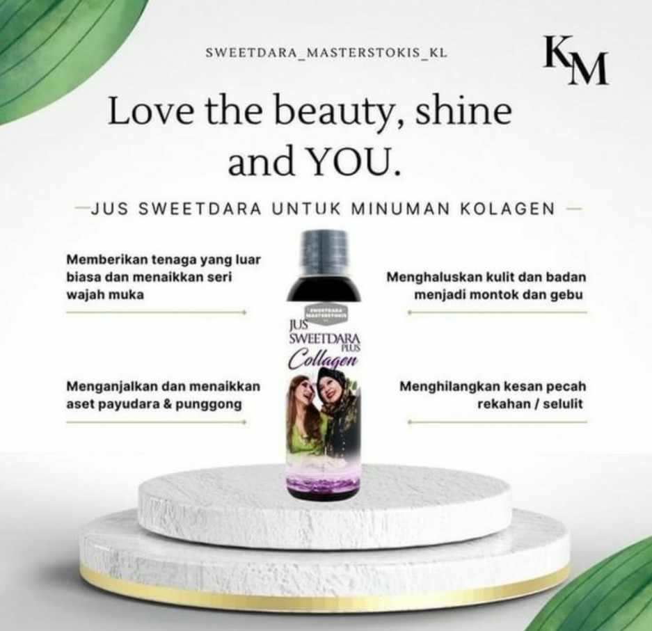 Jus Sweet Dara Collagen, Beauty & Personal Care, Bath & Body, Body Care ...