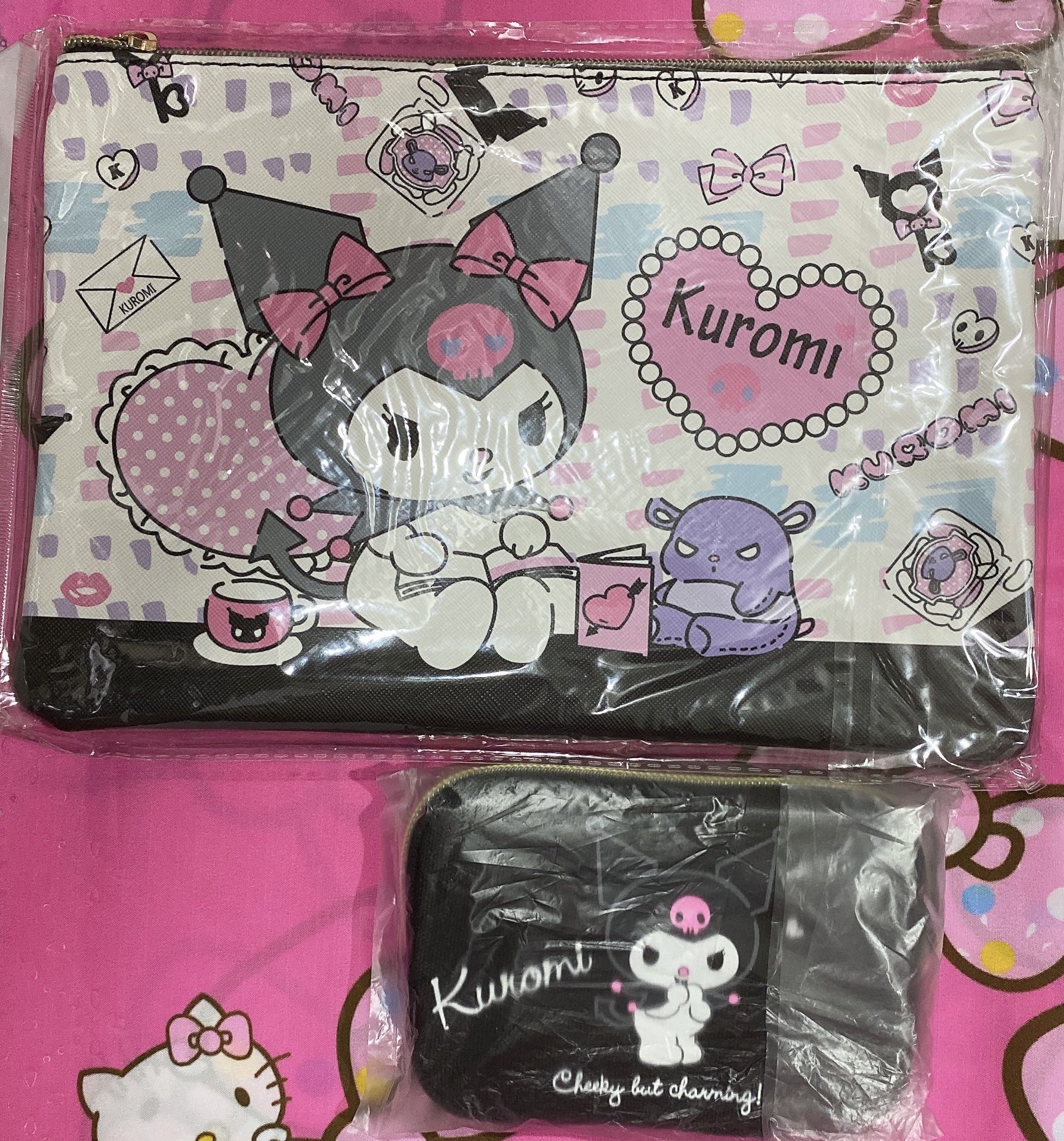 Kuromi B5 Pouch & Card holder, Hobbies & Toys, Memorabilia ...