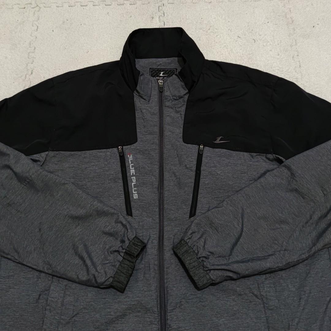 Lecaf Blue Plus Jacket, Fesyen Pria, Pakaian , Baju Luaran di Carousell