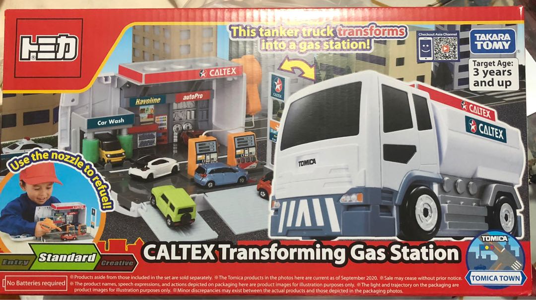 Limited edition Caltex Transforming Gas Station, Hobbies & Toys, Toys ...