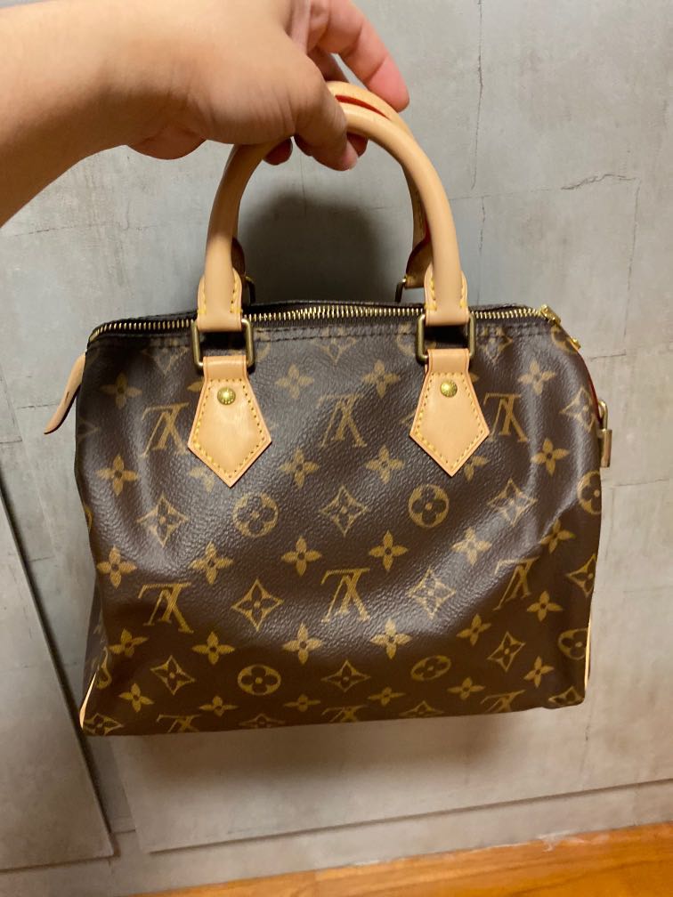 LV monograph speedy 25, Women's Fashion, Bags & Wallets, Tote Bags on ...
