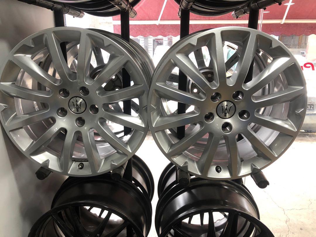 Maserati 18” Original Rim, Car Accessories, Tyres & Rims on Carousell