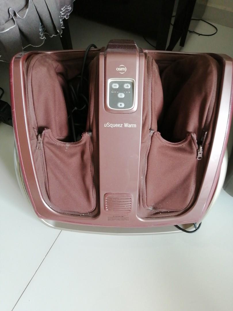 Massage osim chair and foot massage machine, Everything Else on Carousell