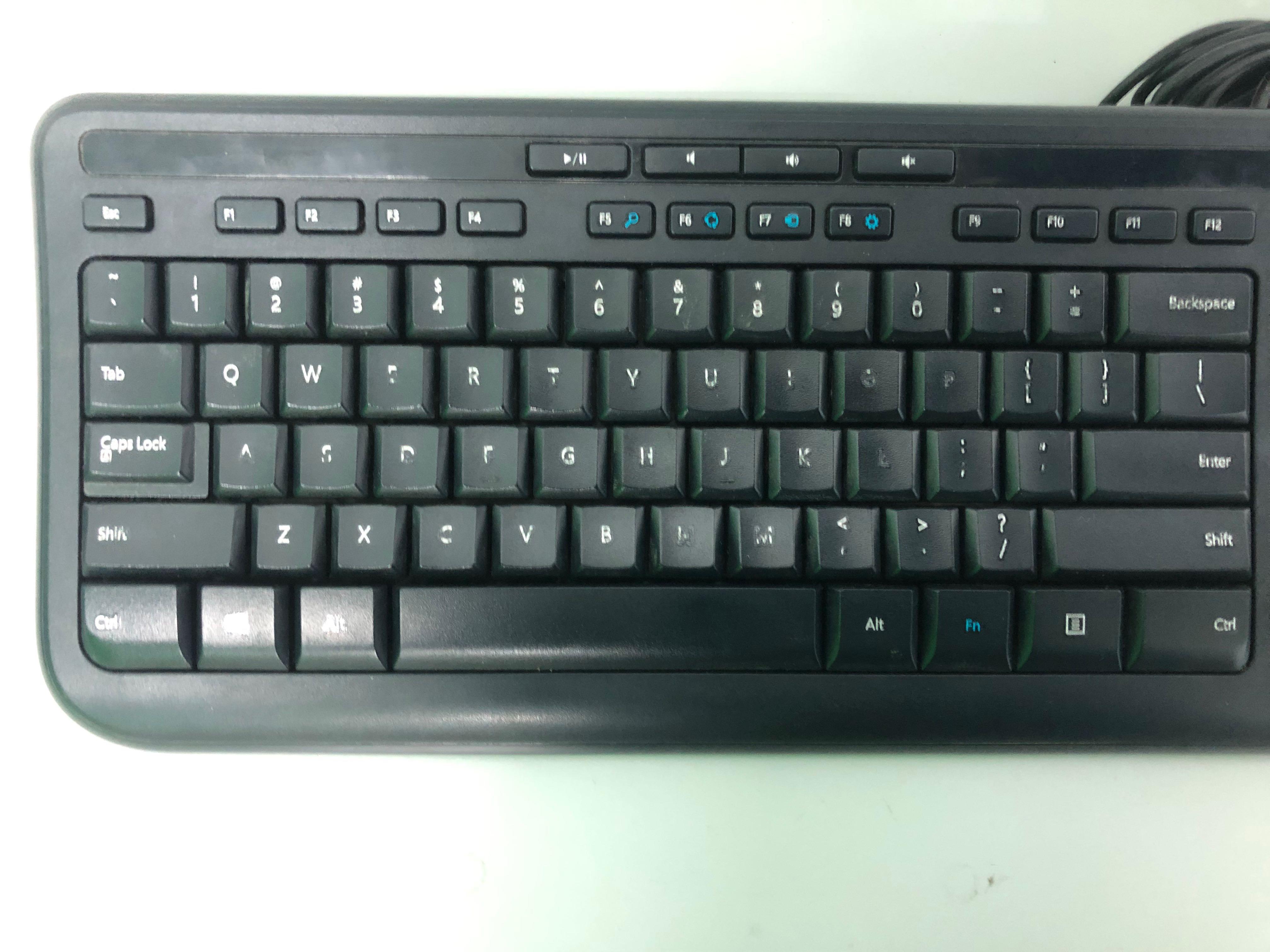 Microsoft 1576 Wired Keyboard, Computers & Tech, Parts & Accessories ...