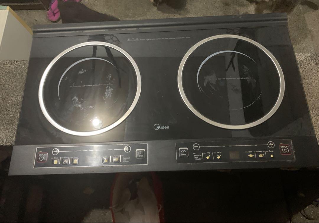 Midea Double Burner Induction Cooker, TV & Home Appliances, Kitchen ...