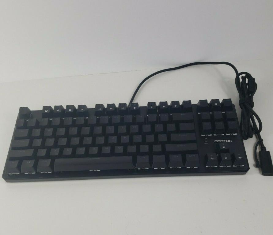MK201 Gaming Mechanical Keyboard LED Backlit Wired Blue Switches ...