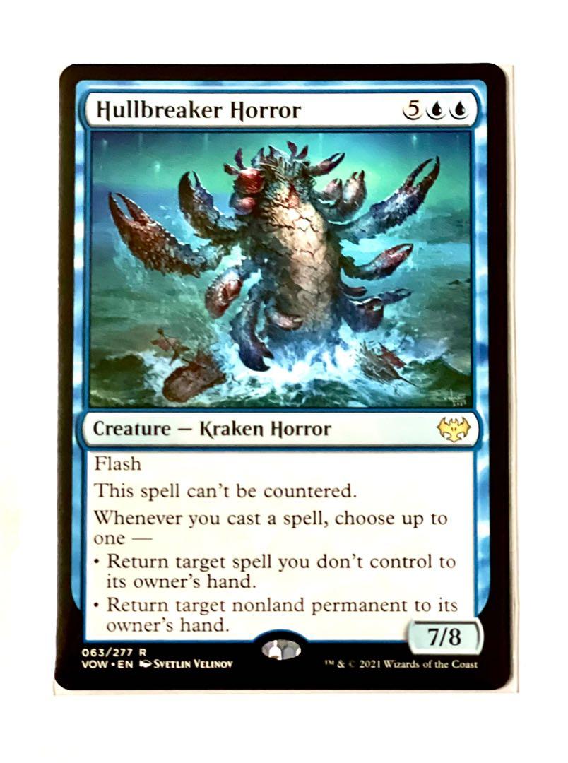 Mtg: Hullbreaker Horror, Hobbies & Toys, Toys & Games on Carousell