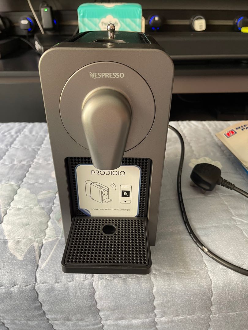 Nespresso Prodigio and capsules container, TV & Home Appliances ...