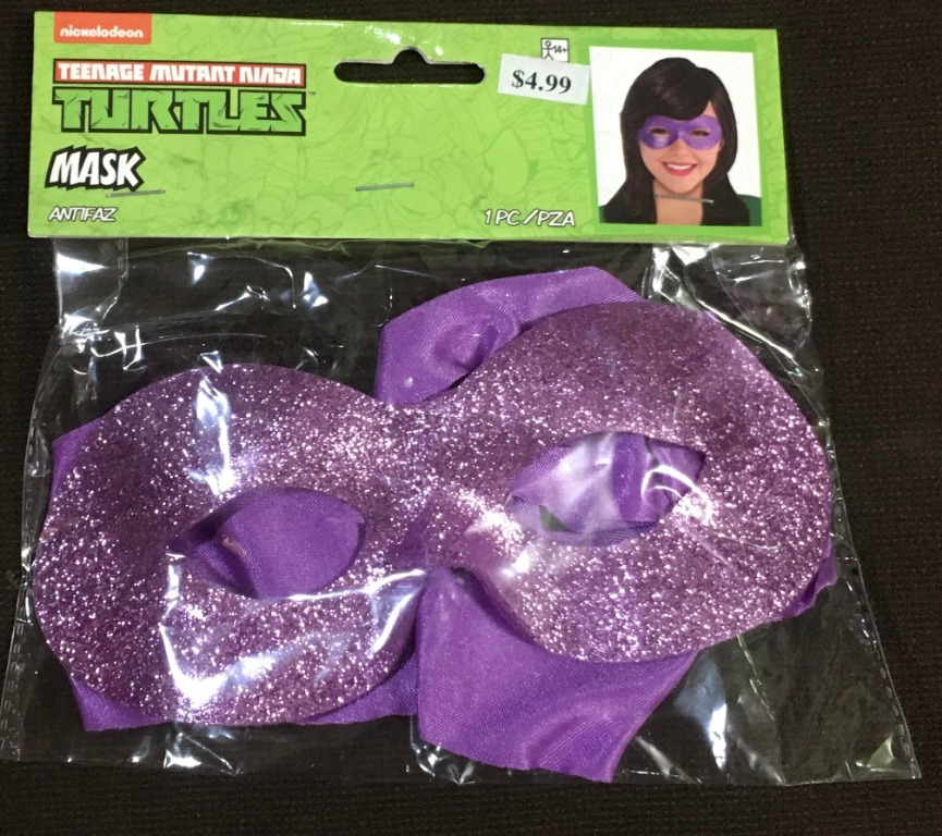 Nickelodeon Ninja Turtles Mask (Purple), Everything Else, Others on ...