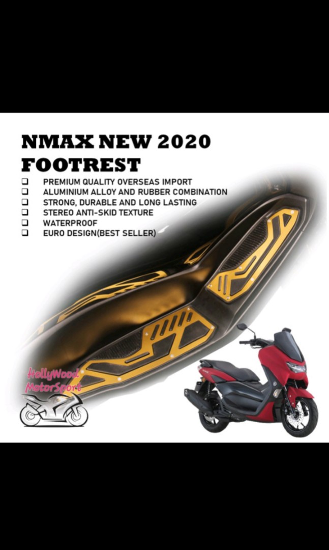 Nmax Footrest, Motorcycles, Motorcycle Accessories on Carousell