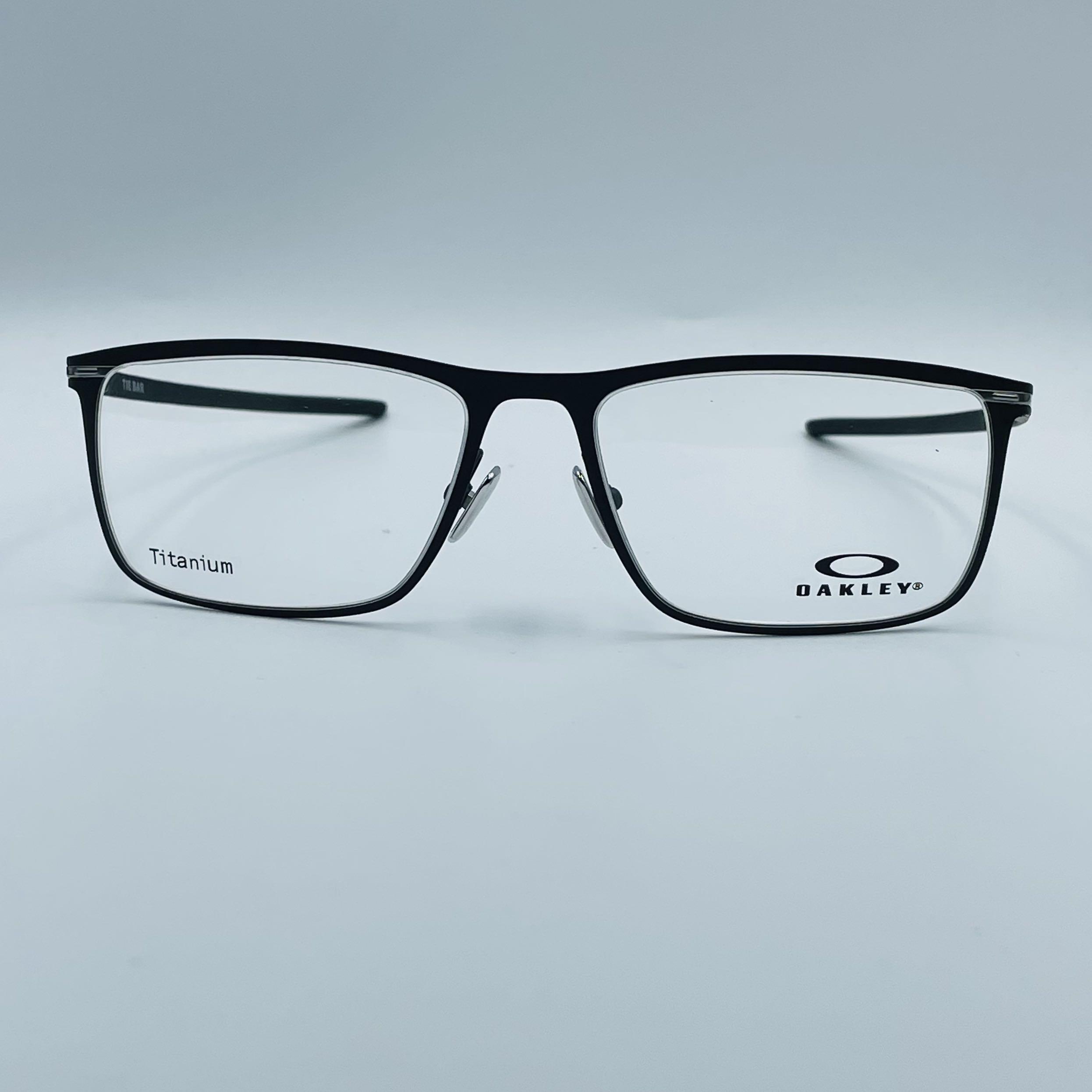 Oakley Tie Bar Satin Black 53/57 Titanium, Men's Fashion, Watches ...