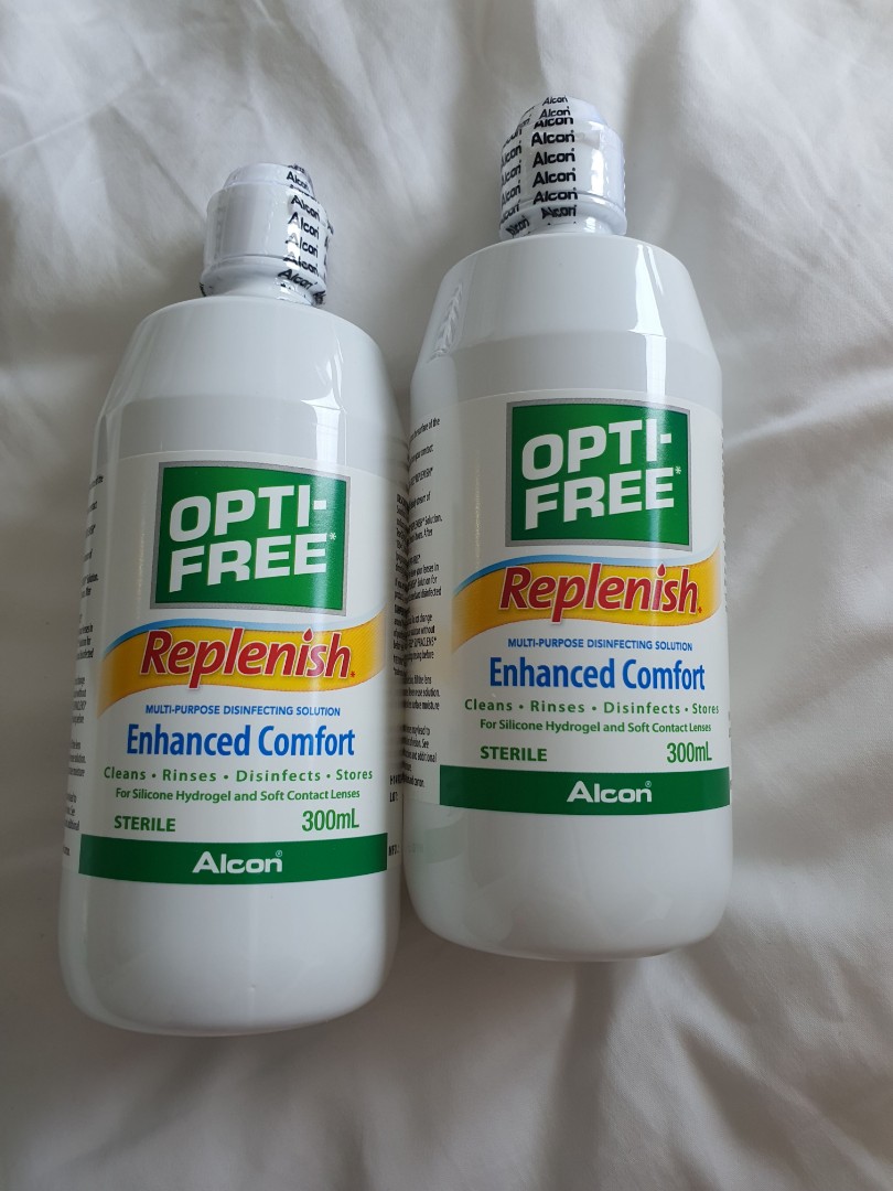 Opti Free Contact lens solution, Beauty & Personal Care, Vision Care on ...