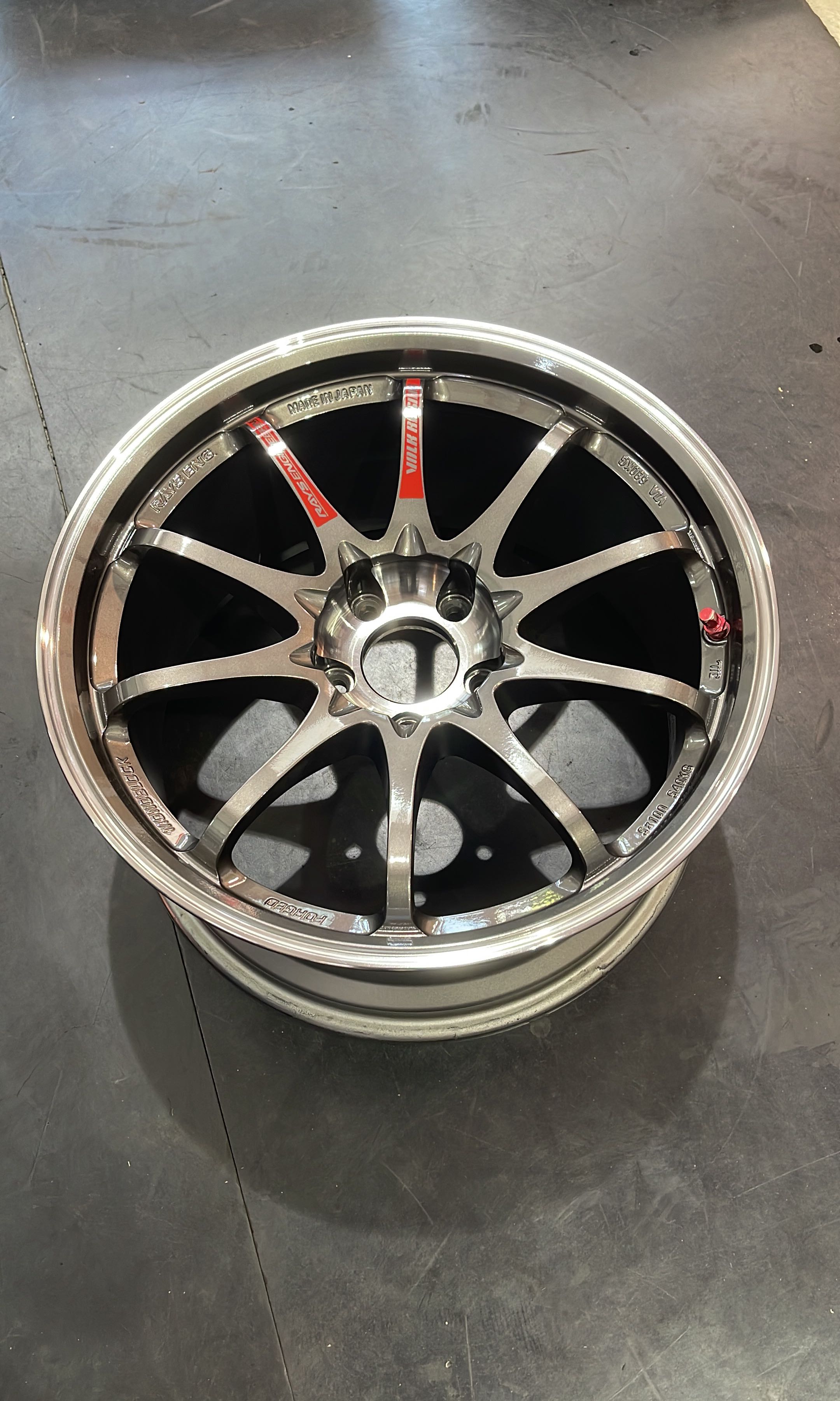 Original Volk Racing Ce28Sl Pressed Graphite 18/9.5/22, Car Accessories ...