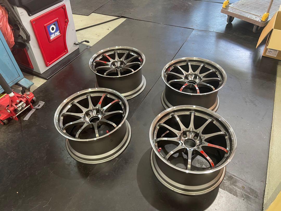 Original Volk Racing Ce28Sl Pressed Graphite 18/9.5/22, Car Accessories ...