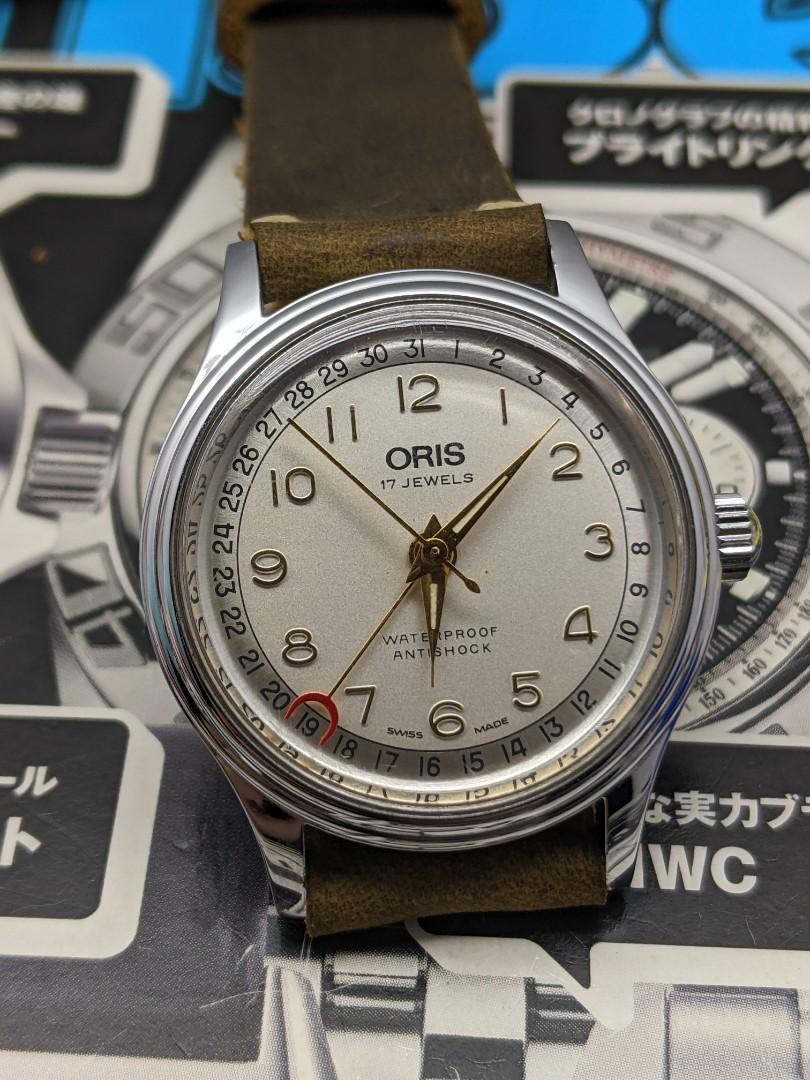 ORIS WATERPROOF ANTISHOCK 17 JEWELS HAND WINDING WATCH, Luxury, Watches on Carousell